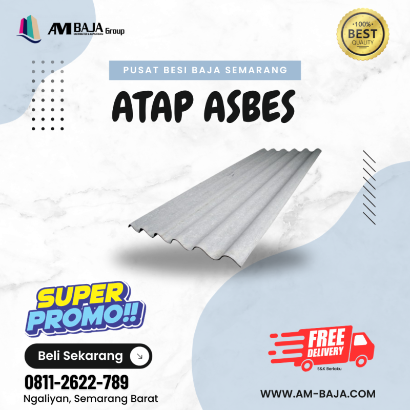 Mengenal Atap Asbes dan Penggunaannya di Indonesia - Toko Baja Ringan