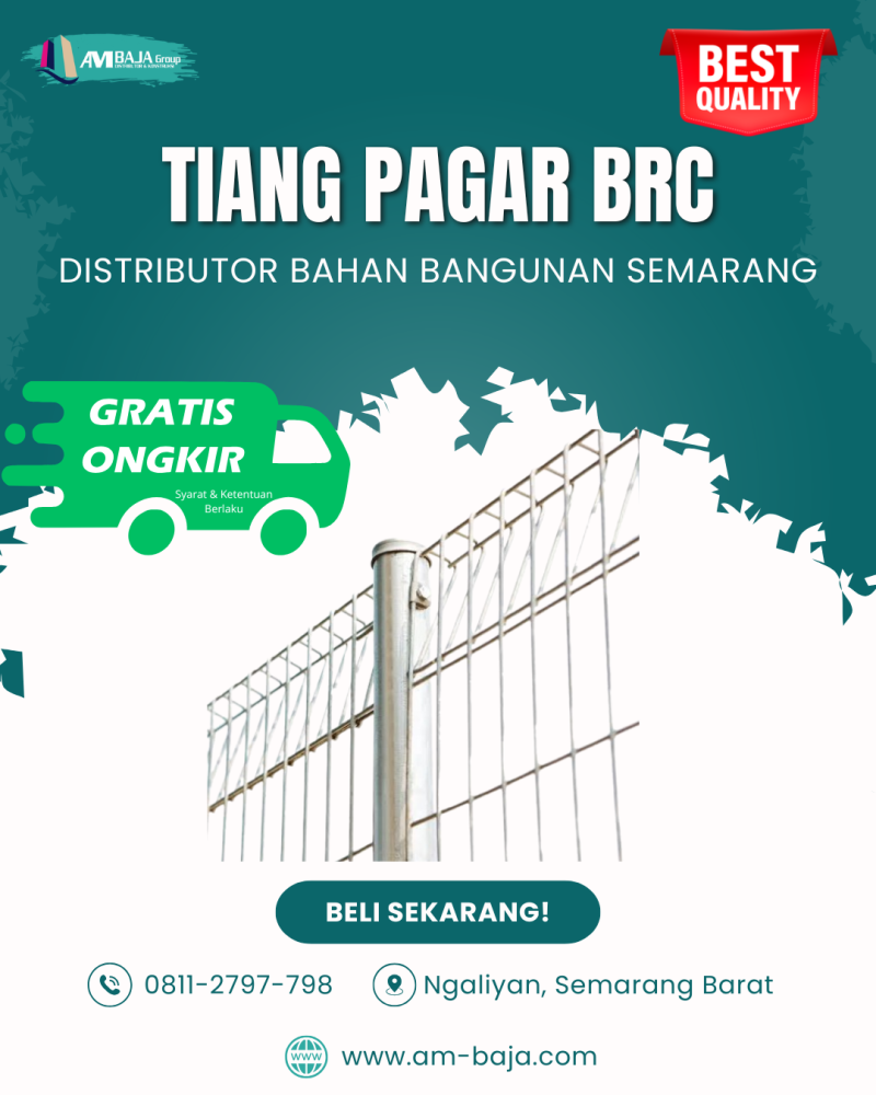Berikut beberapa keunggulan tiang pagar brc - Toko Baja Ringan